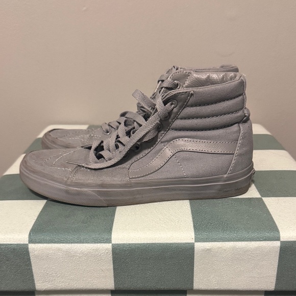 Vans | Shoes | Vans Gray Hightop Sneakers | Poshmark